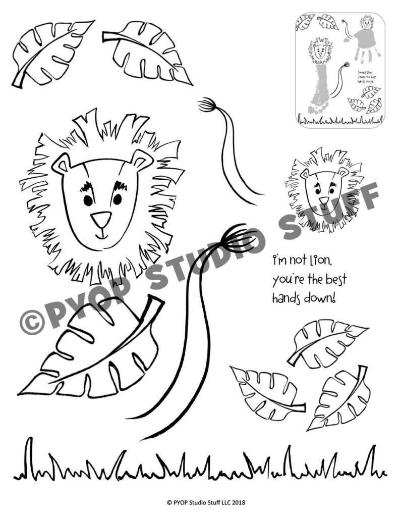 Hand and Foot Print Lion – PYOP Studio Stuff