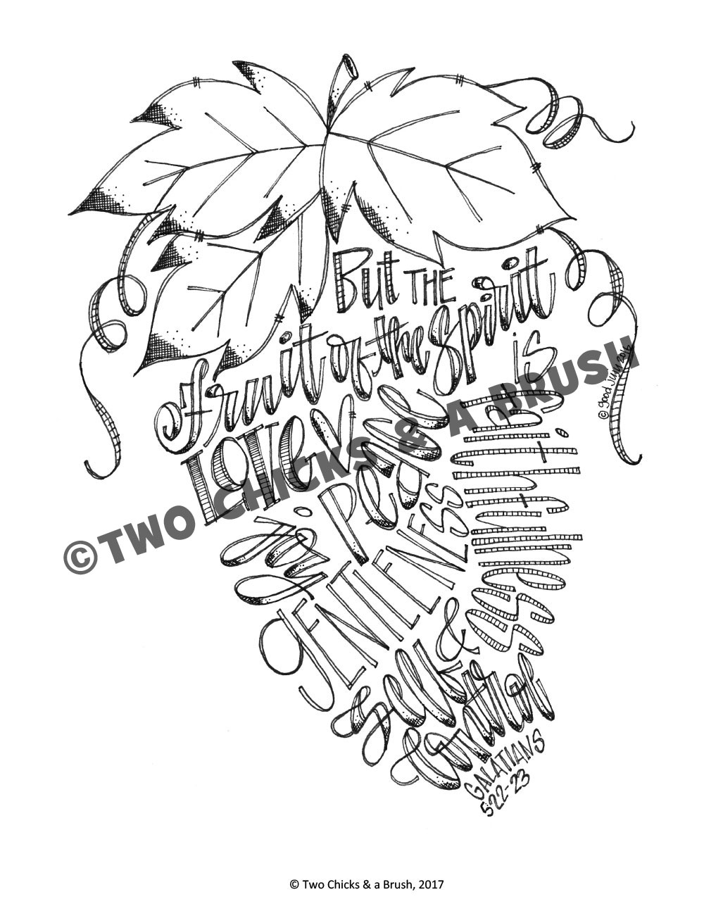 Fruit Of The Spirit PYOP Studio Stuff