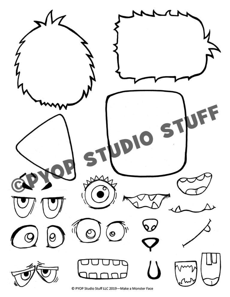 Make a Monster Face – PYOP Studio Stuff