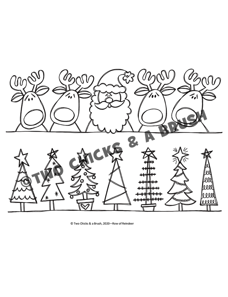 Row of Reindeer – PYOP Studio Stuff