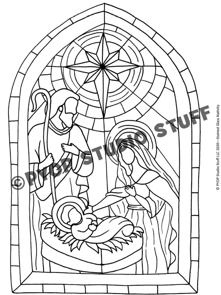Stained Glass Nativity – PYOP Studio Stuff